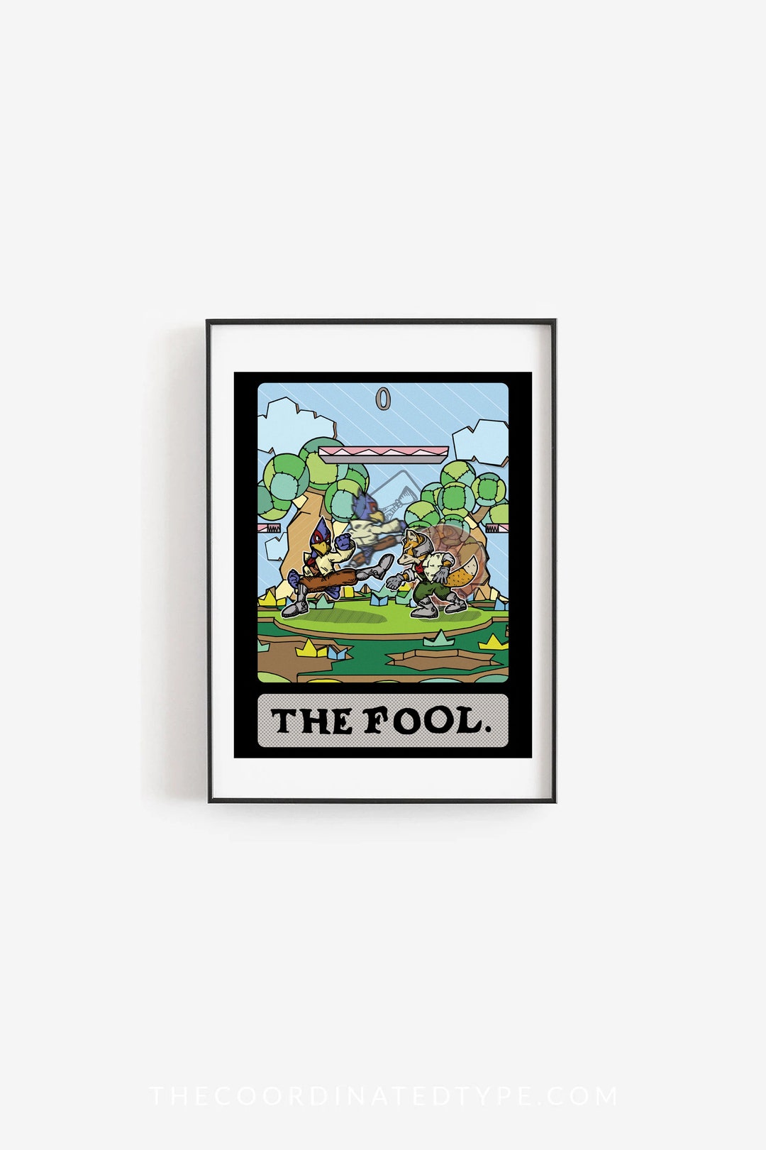 Falco: the Fool 2 SSBM Tarot Card Print 8.5 X 11in - Etsy