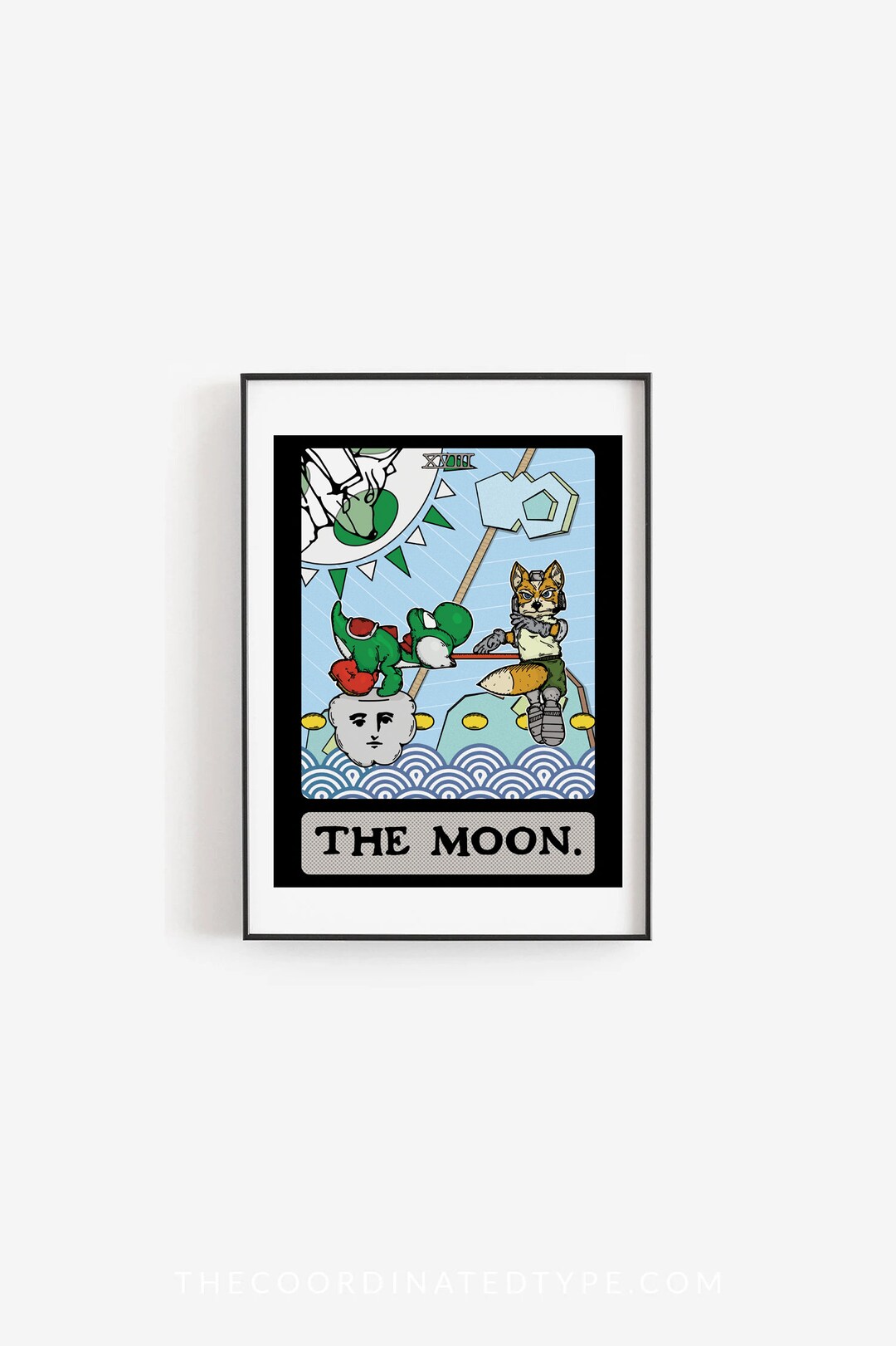Yoshi: the Moon SSBM Tarot Card Print 8.5 X 11in - Etsy Canada