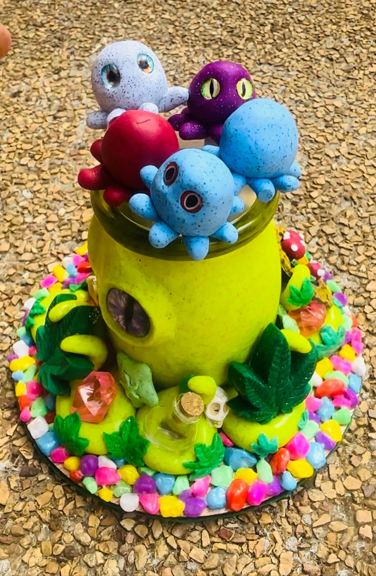 Custom Octopus Jar 3.3oz mellow Yellow - Etsy