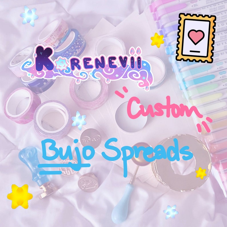 Custom Bullet Journal Collage Spreads LIMITED - Etsy