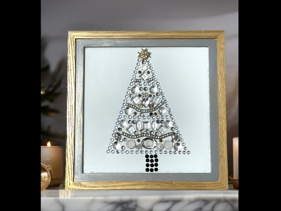 Vintage Handmade Jewellery Christmas Tree - Etsy