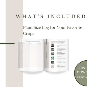 Plant Size Garden Cheat Sheet, Garden Planner Printable, Gardening ...