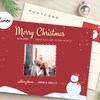 Pink Christmas Menu Template Customizable in Canva With Christmas Tree ...