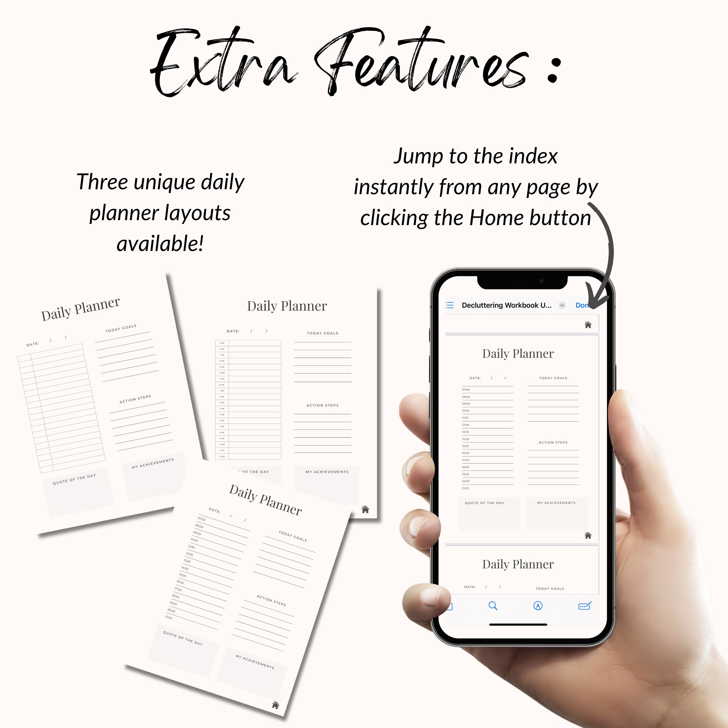Declutter Workbook:printable Digital Guide for the Ultimate - Etsy