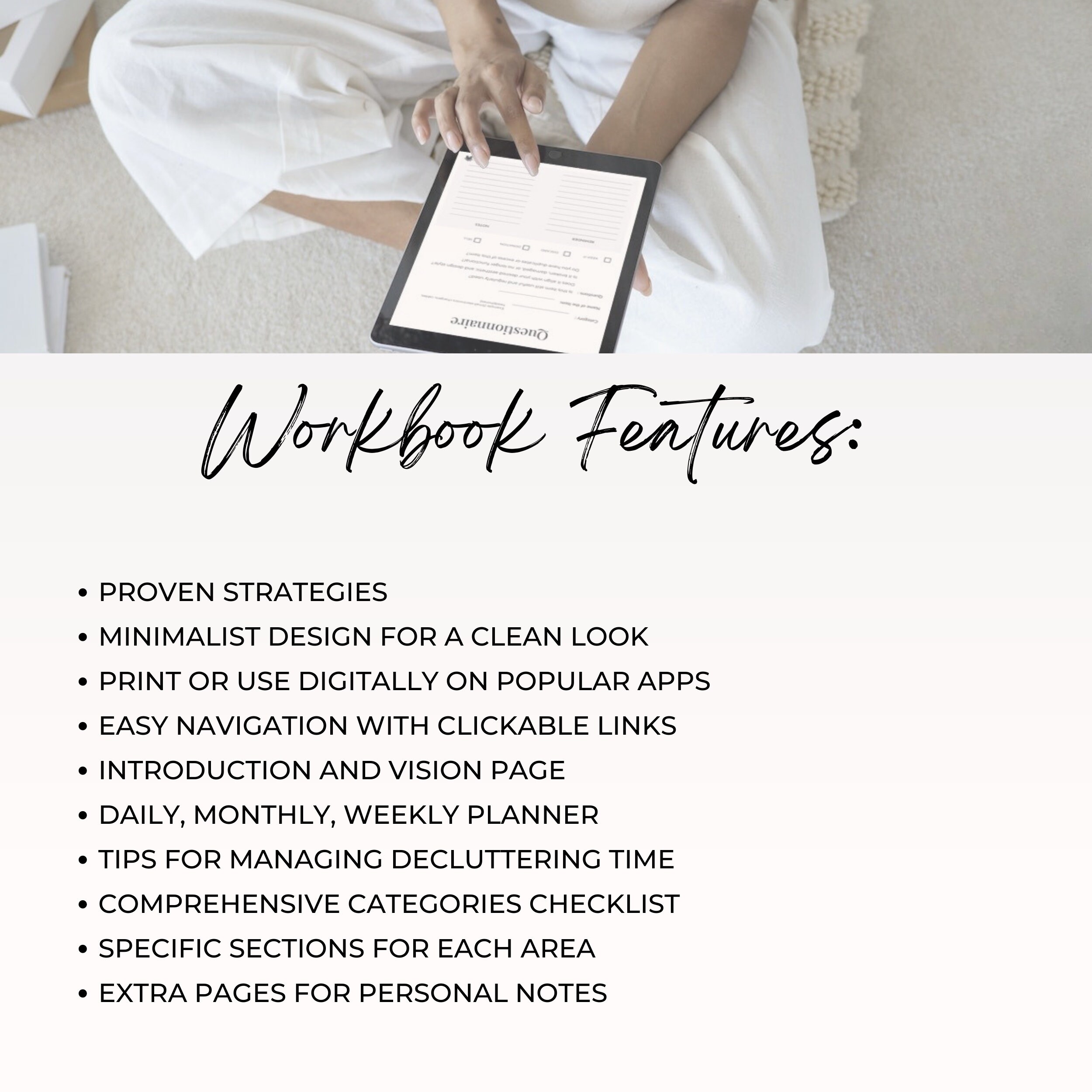 Declutter Workbook:printable Digital Guide for the Ultimate Declutter ...