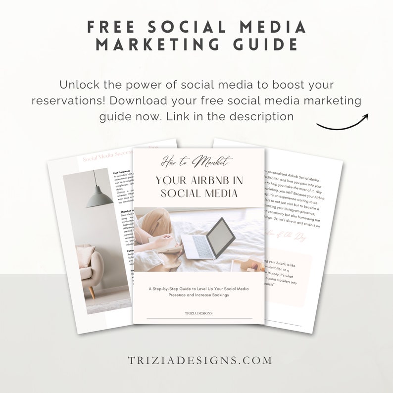 Modern Airbnb Welcome Note Card Template With QR Code and - Etsy