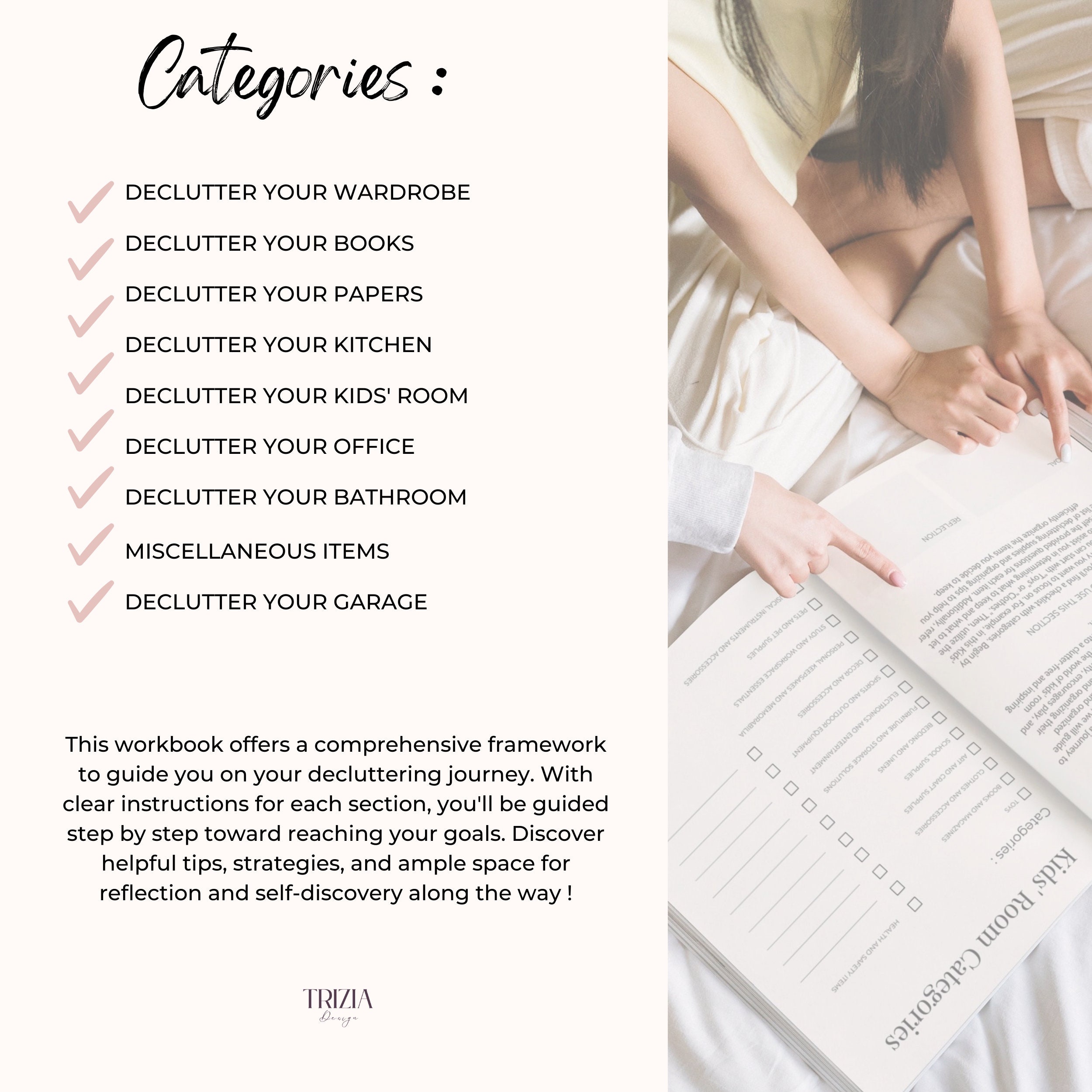 Declutter Workbook:printable Digital Guide for the Ultimate Declutter ...