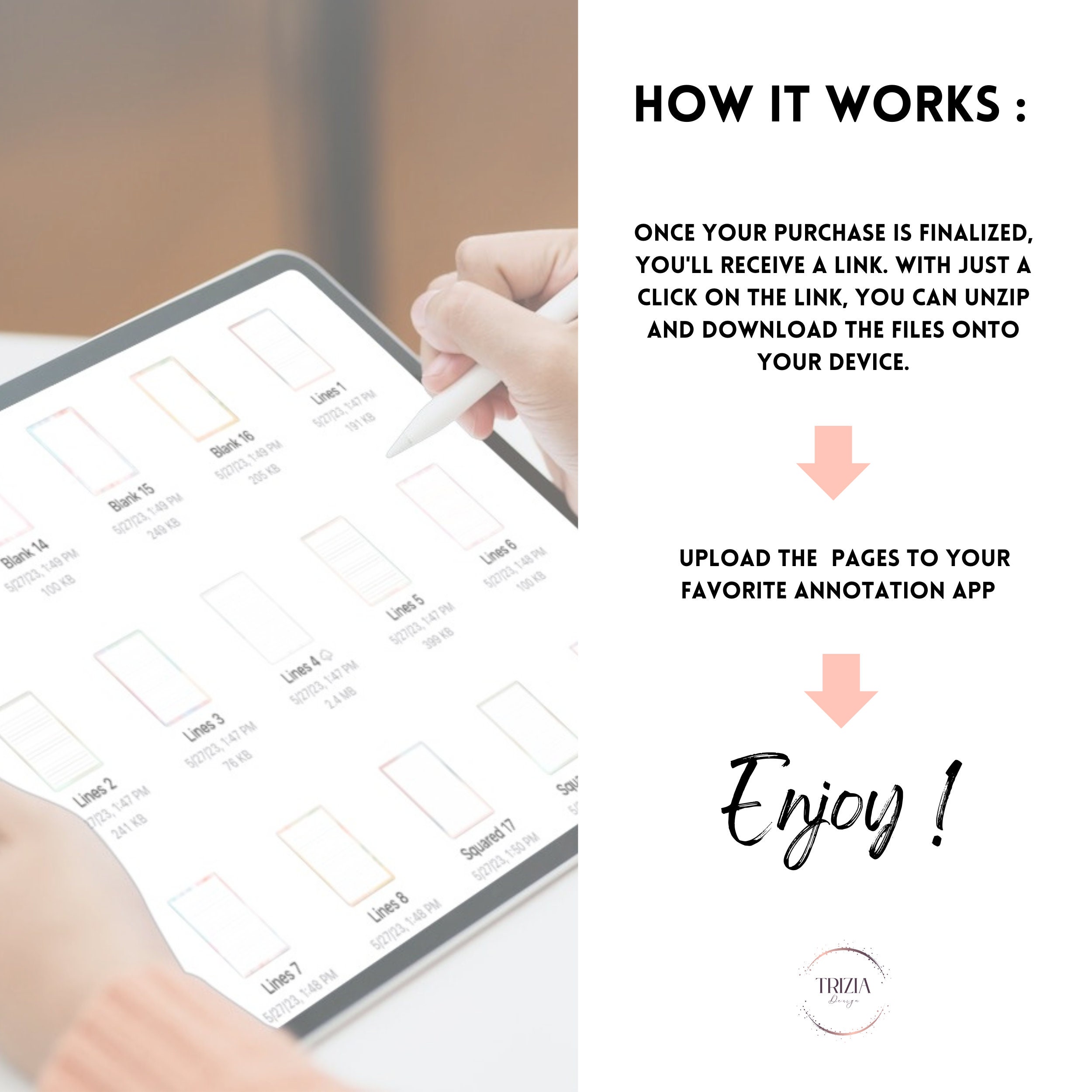 Pastel Digital Note Paper: 100 Pages for Digital Notebooks - Etsy