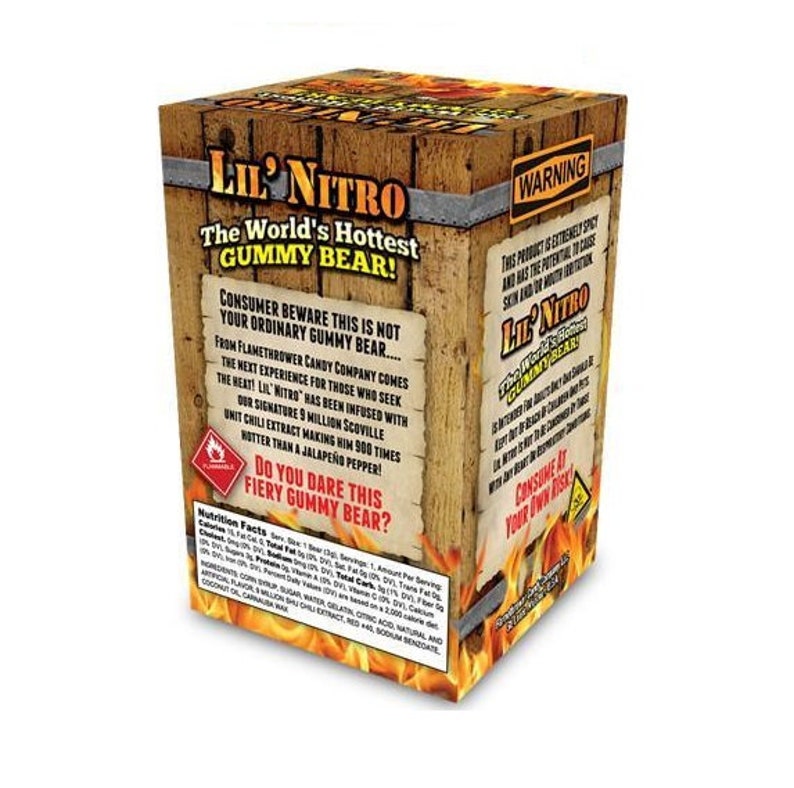 Lil' Nitro World's Hottest Gummy Bear Extremely Spicy Challenge 9 ...