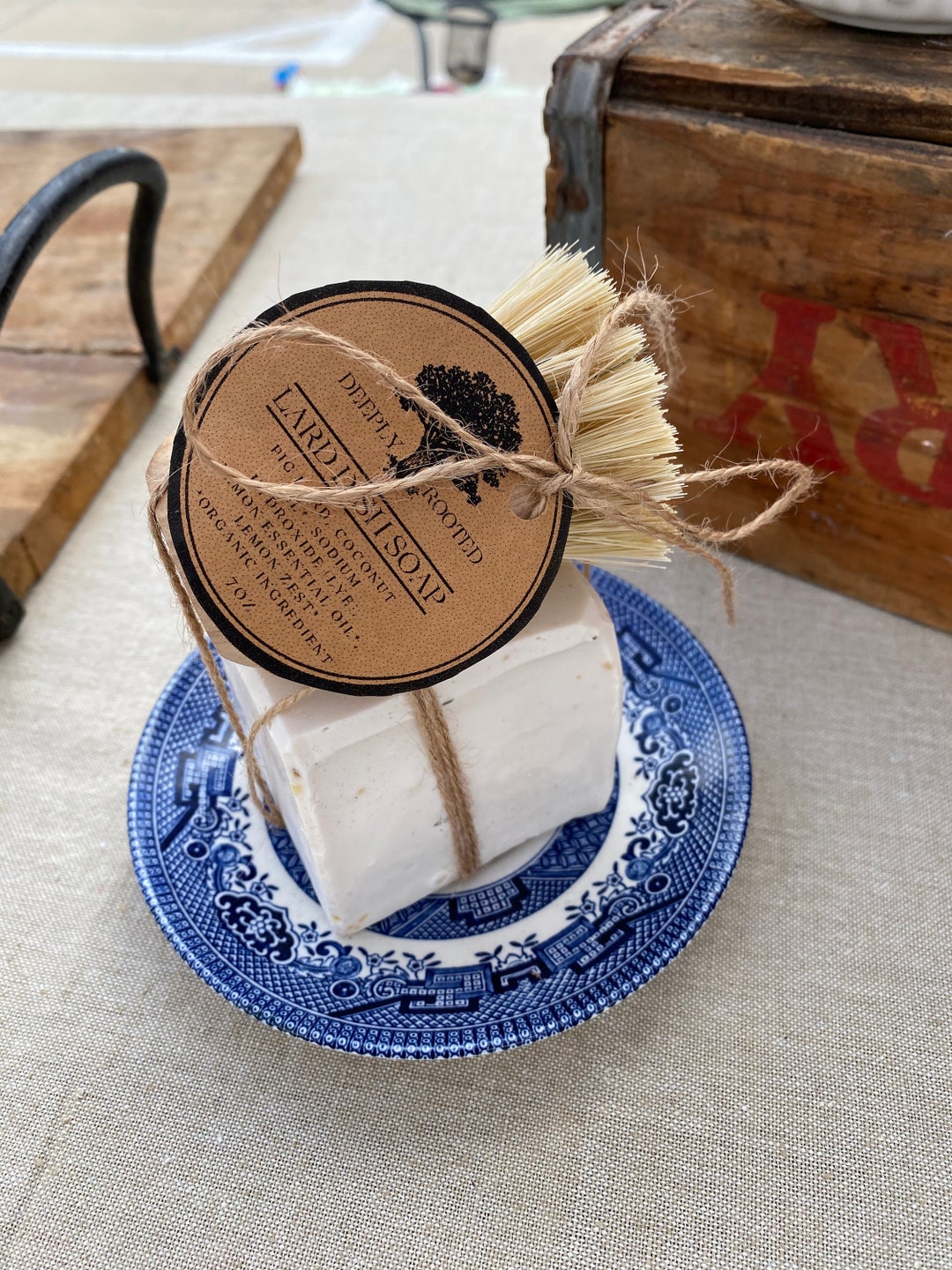 Lard Dish Soap Block Lard Dish Soap Nontoxic Dish Soap Solid Dish Soap ...