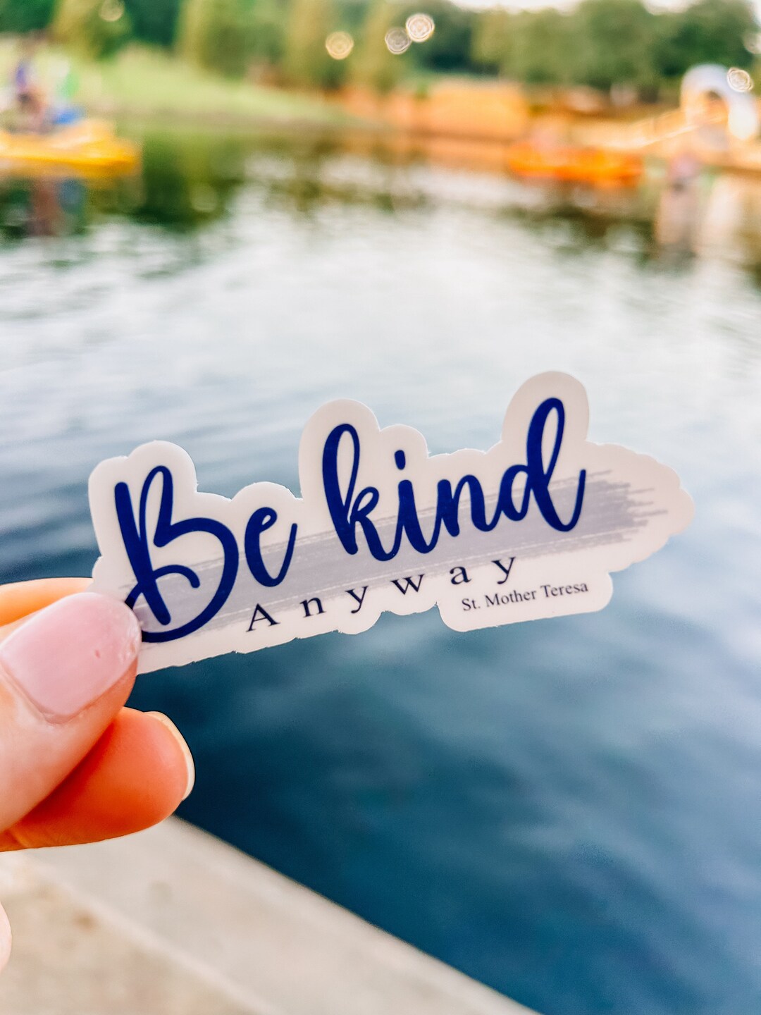 Be Kind Anyway Sticker - Etsy