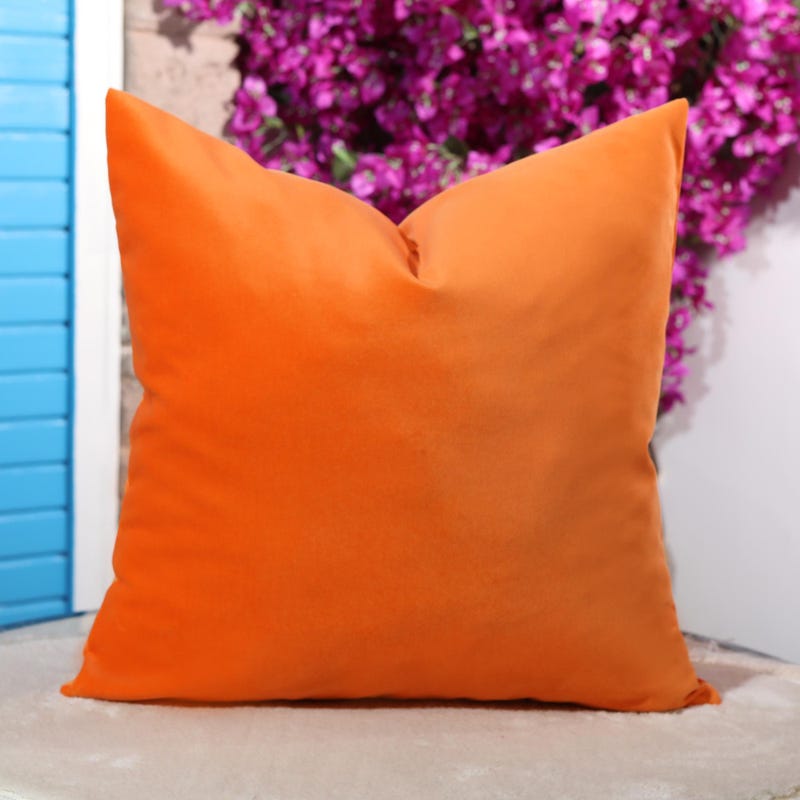Orange Throw Pillow - Etsy