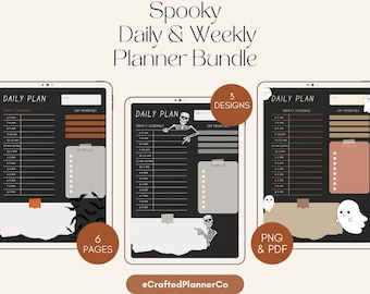 Spooky Planner - Etsy
