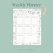 Daily & Weekly Digital Coloring Planner | Printable | PDF and PNG ...