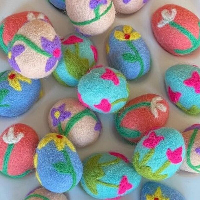 Wool Easter Eggs - Etsy