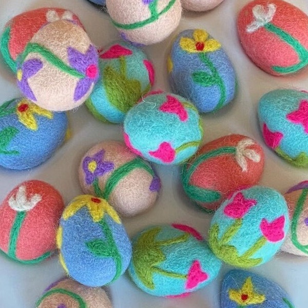 Wool Easter Eggs - Etsy