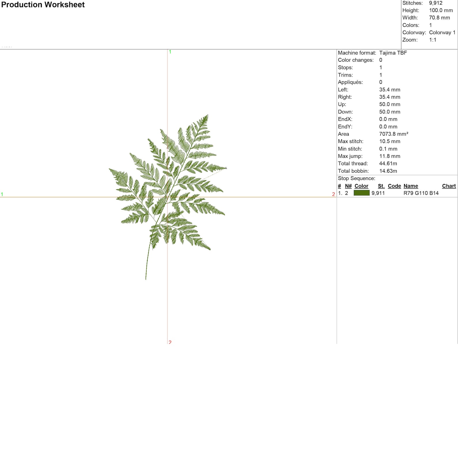 12 Fern Branches for Machine Embroidery Design Botanical - Etsy