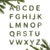 Unique Fern Font Alphabet Monogram Machine Embroidery Design, Script ...