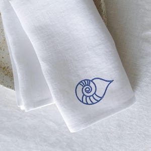 20 Marine Machine Embroidery Design Elements, Sea Shell Octopus Dolphin ...