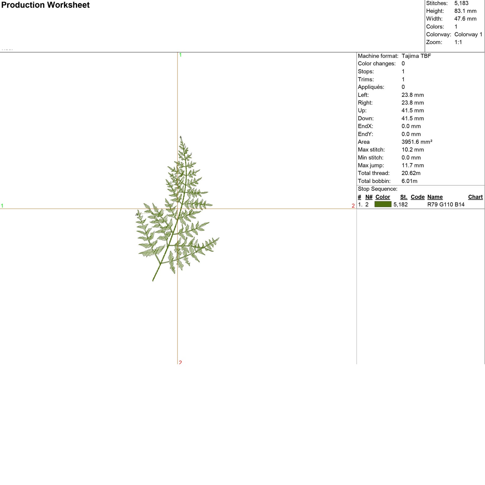 12 Fern Branches for Machine Embroidery Design Botanical - Etsy