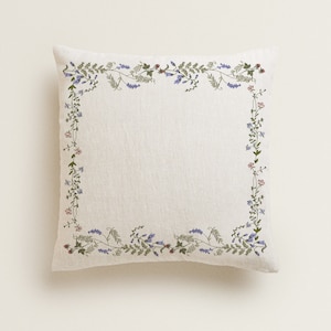 3 Meadow Wildflower Border Machine Embroidery Design Bundle, Botanical ...