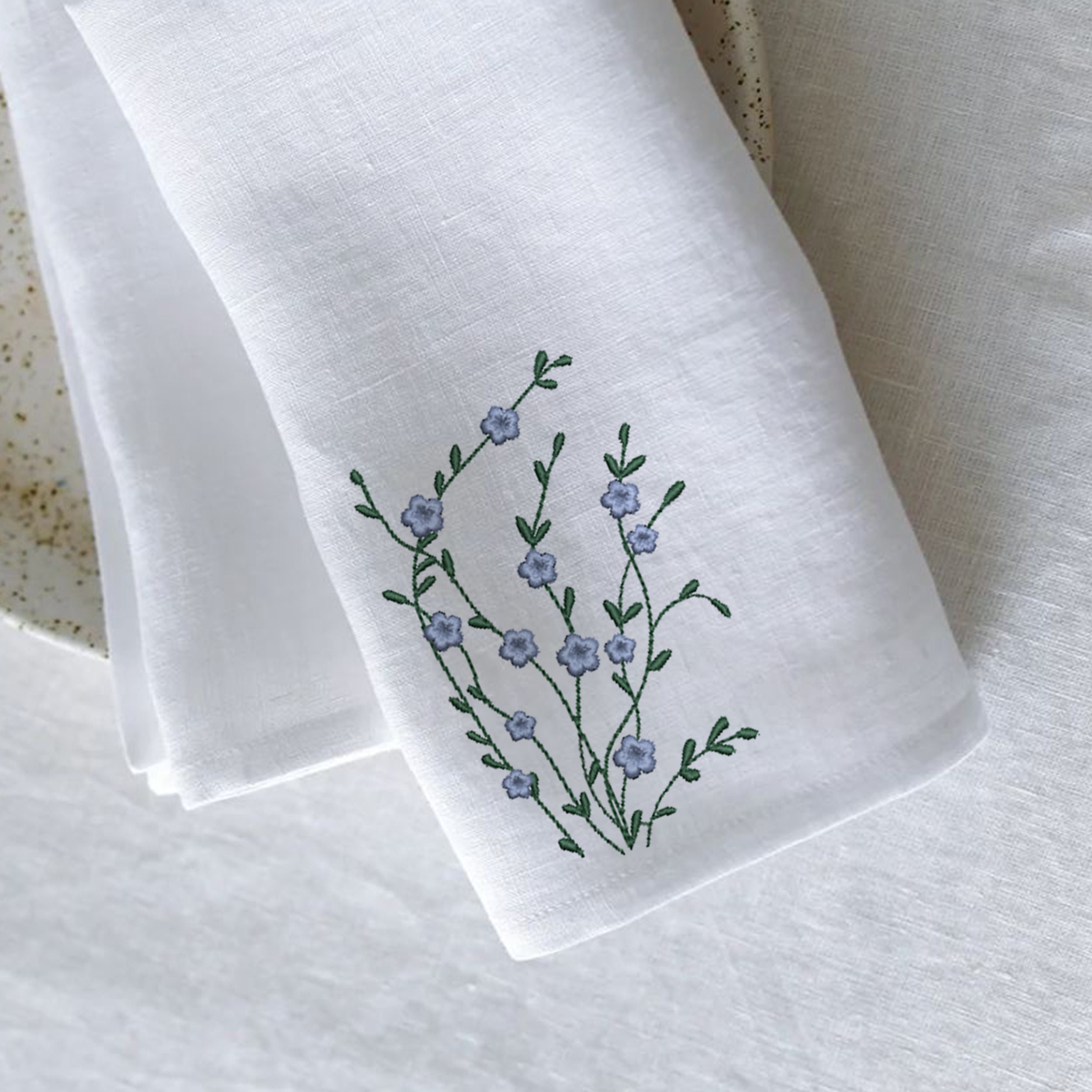 Belle Cottage Core Machine Embroidery Design Bundle, 25 Flower Fern ...