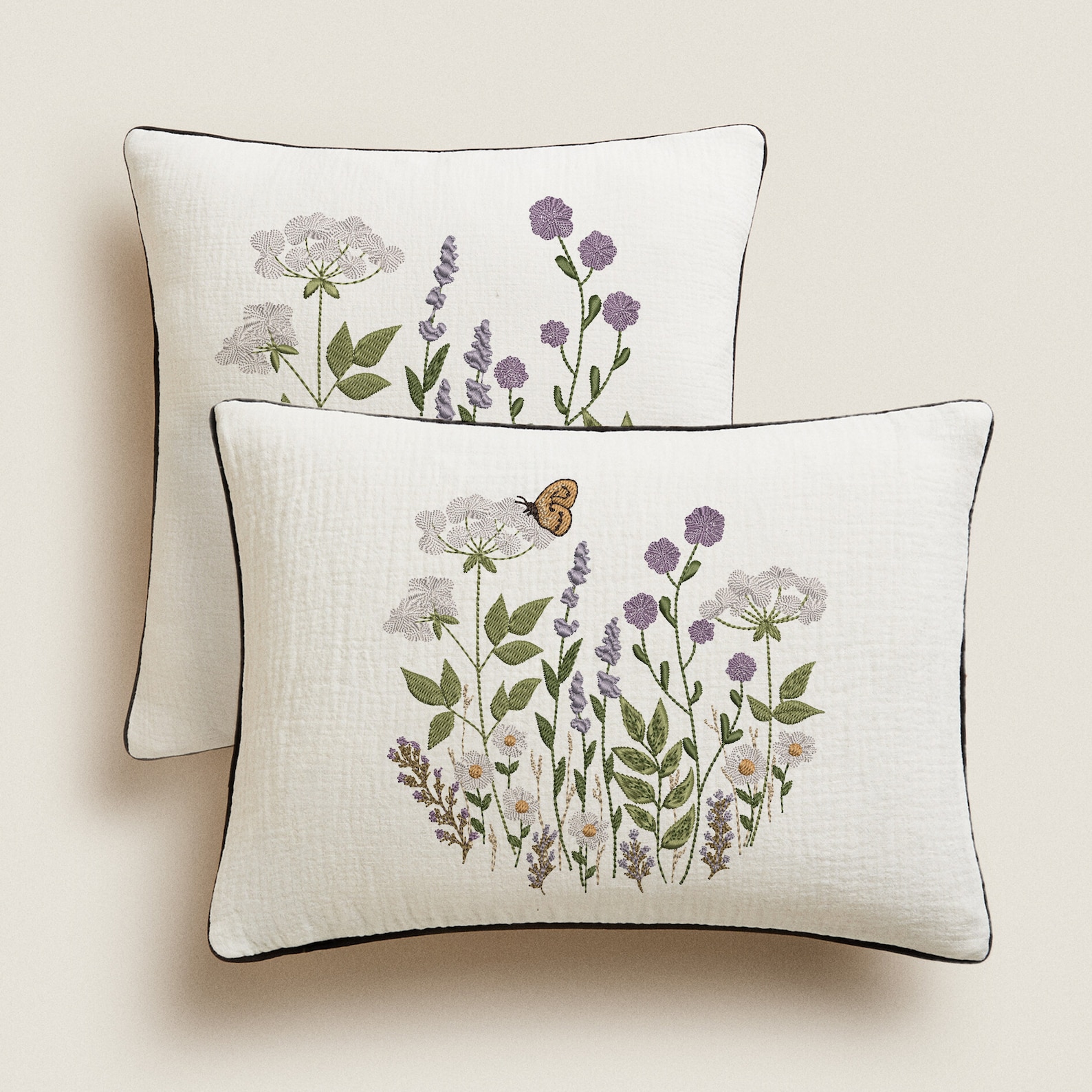 Wildflowers Machine Embroidery Design Botanical Flower - Etsy