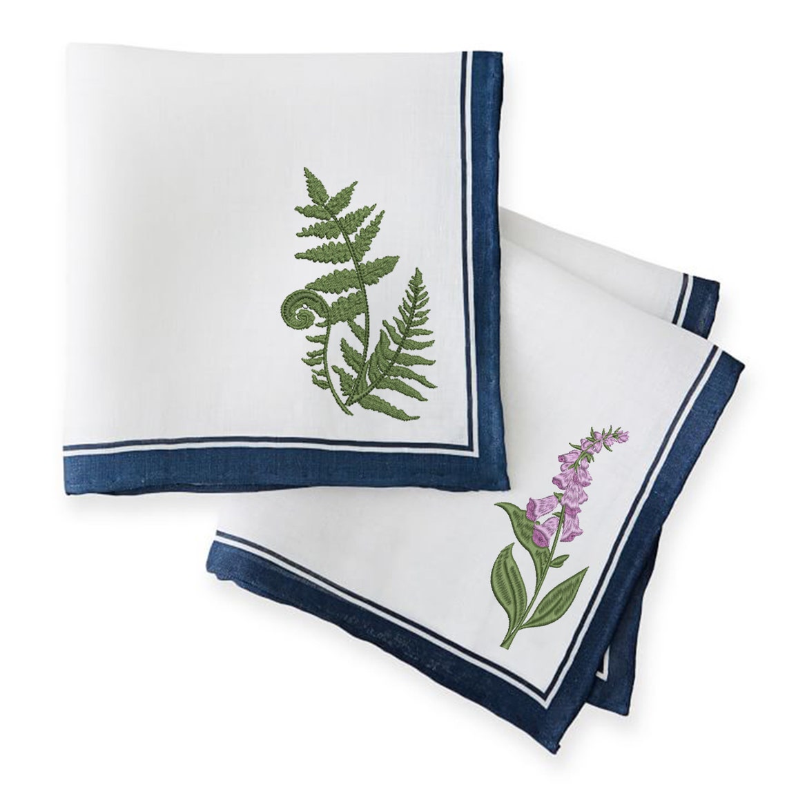 Belle Cottage Core Machine Embroidery Design Bundle, 25 Flower Fern ...