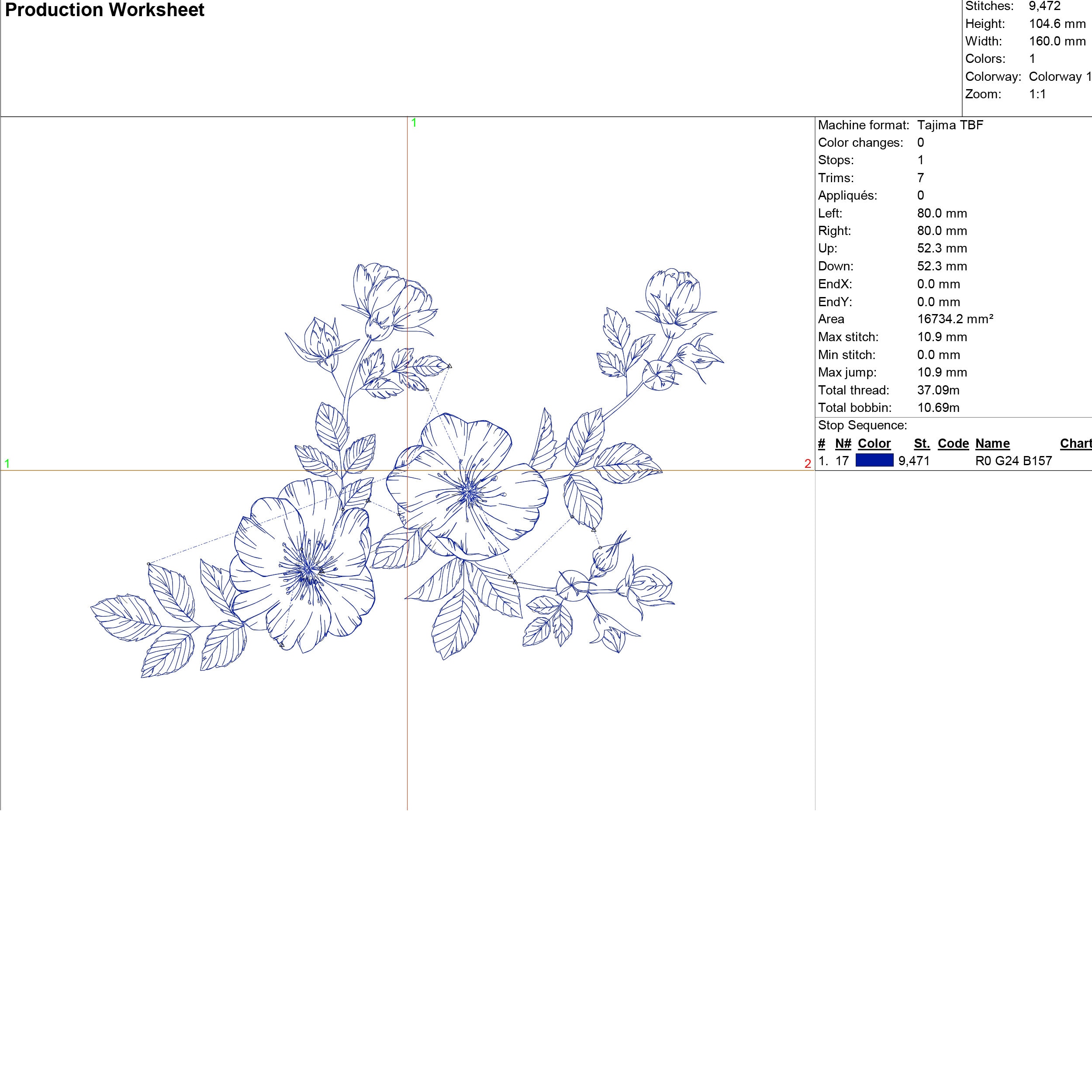 Wild Rose Flower Machine Embroidery Design Pattern Instant Download Zip ...