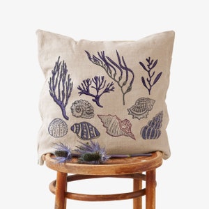 Magical Sea Machine Embroidery Design Collection, Shell Algae Seashells ...