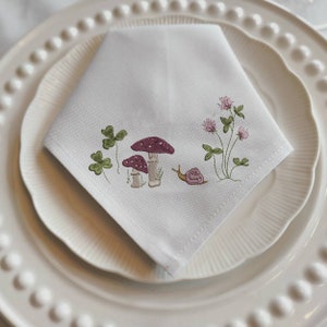 Moon Mushroom I Border Machine Embroidery Design, Pattern Instant ...
