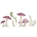 Moon Mushroom II Border Machine Embroidery Design, Pattern Instant ...