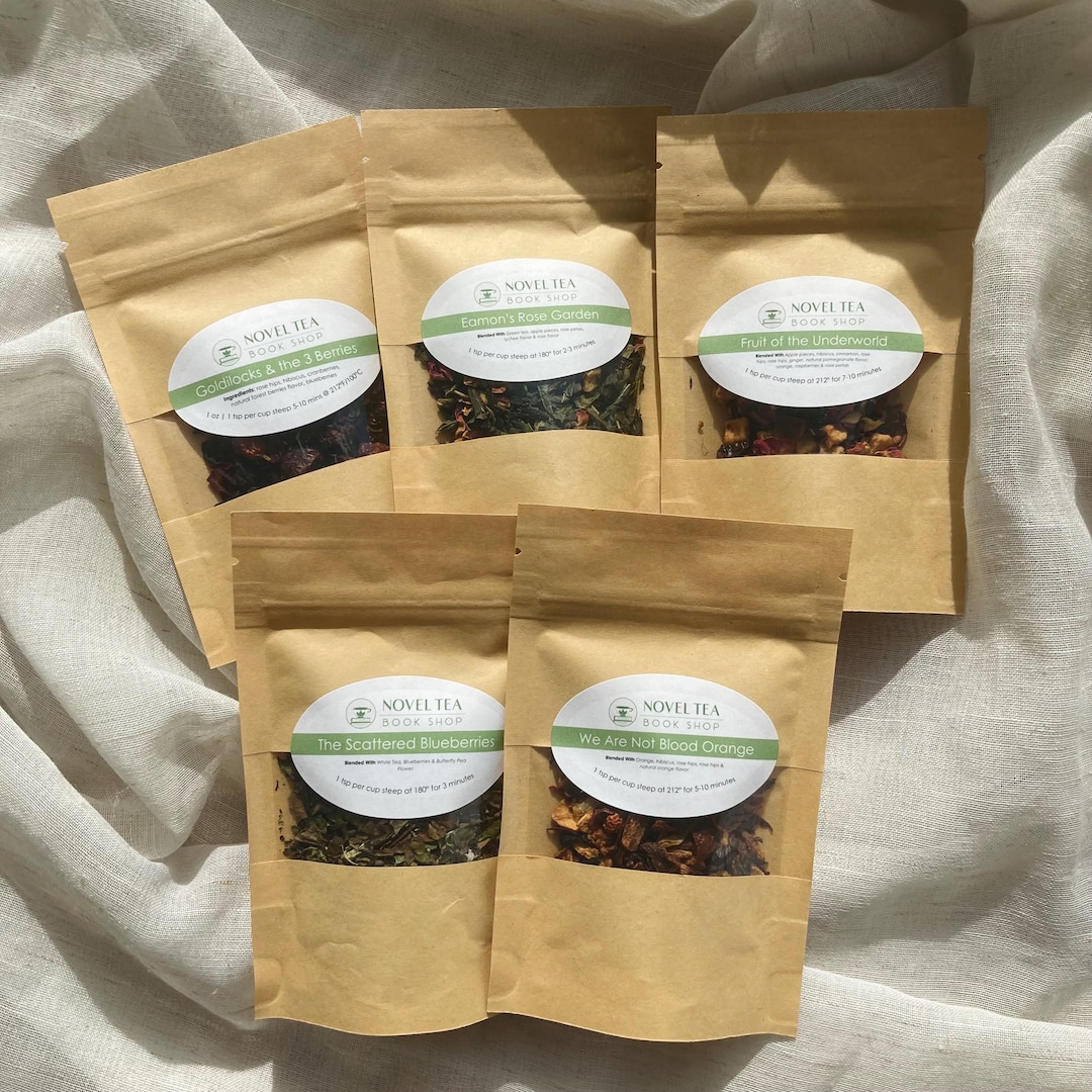 Custom Loose Leaf Tea Blends Inspired by My Books - Etsy