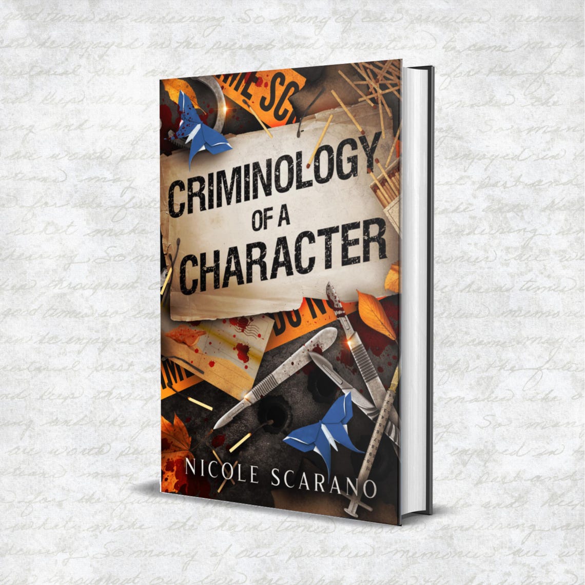 Criminology of a Character Signed Paperback and Custom Art Print: A ...
