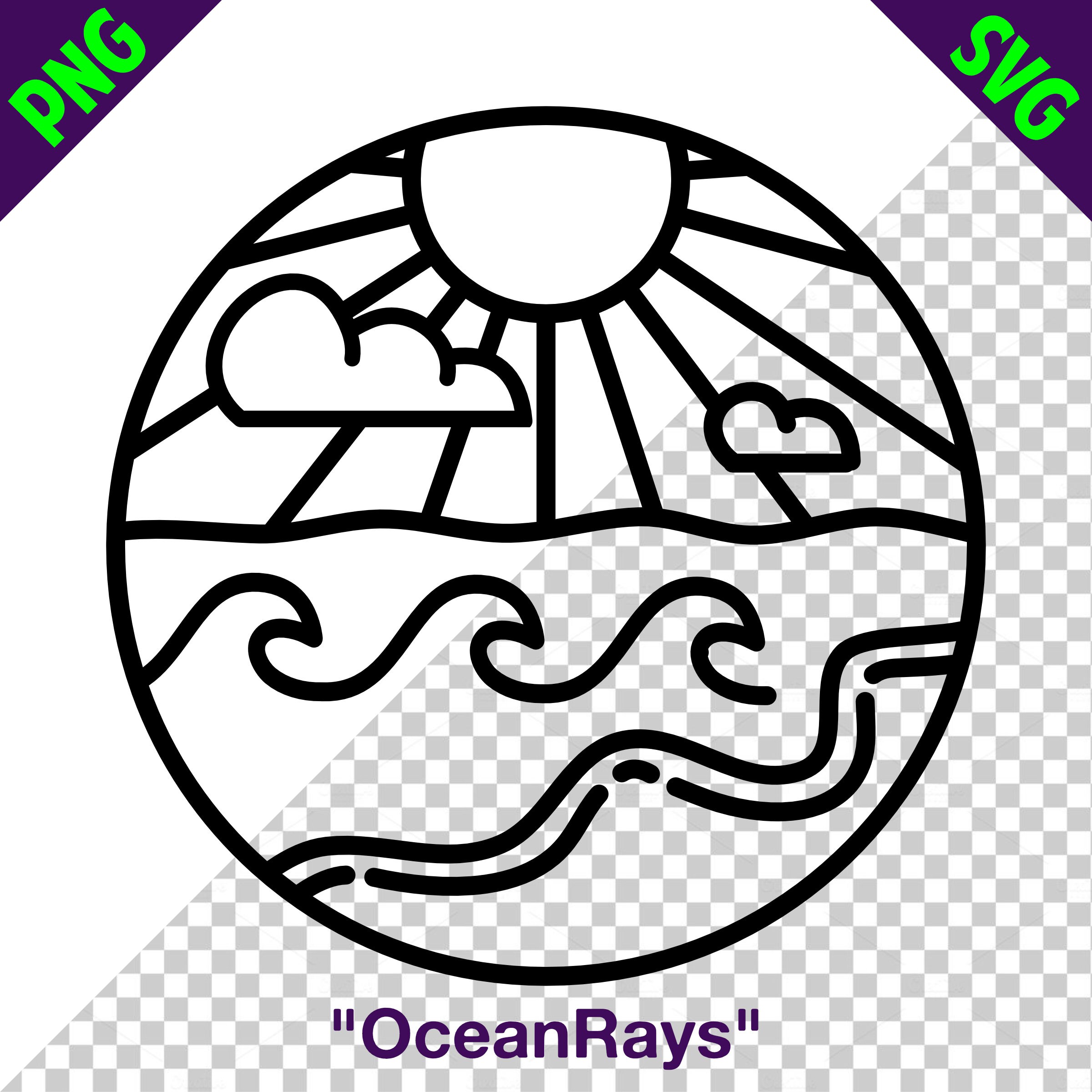 Landscape Vector Set; Landscape Outlines; SVG; PNG; Simple Nature ...