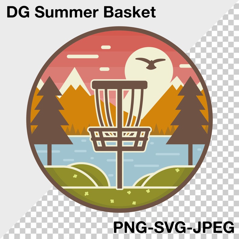 Disc Golf Graphic Pack 2; Disc Golf Vectors; Disc Golf Clipart; PNG ...