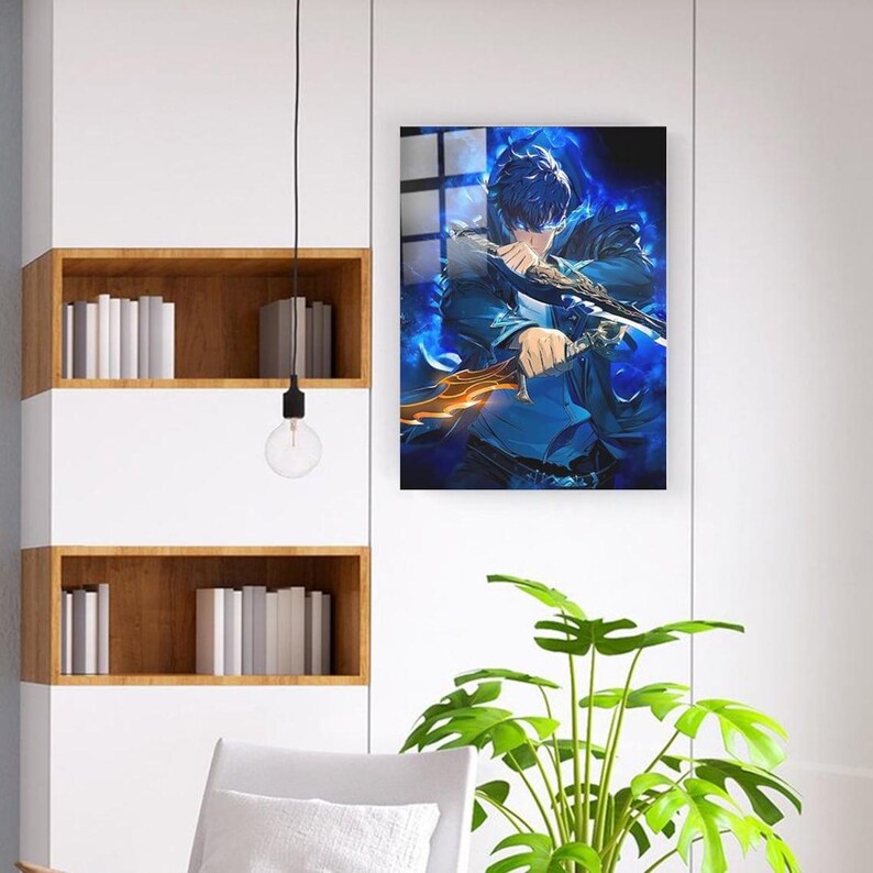 Solo Leveling Metal Wall Art, Anime Poster , Anime Poster, Anime Art ...