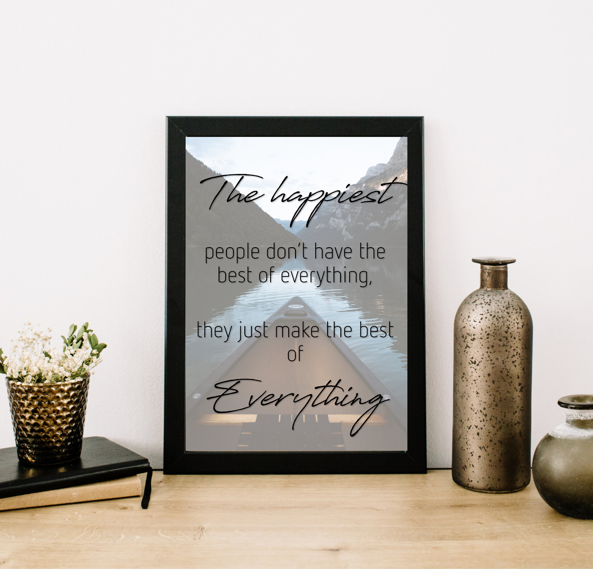 The Happiest People, Motivational Quote as Printable Download for a ...