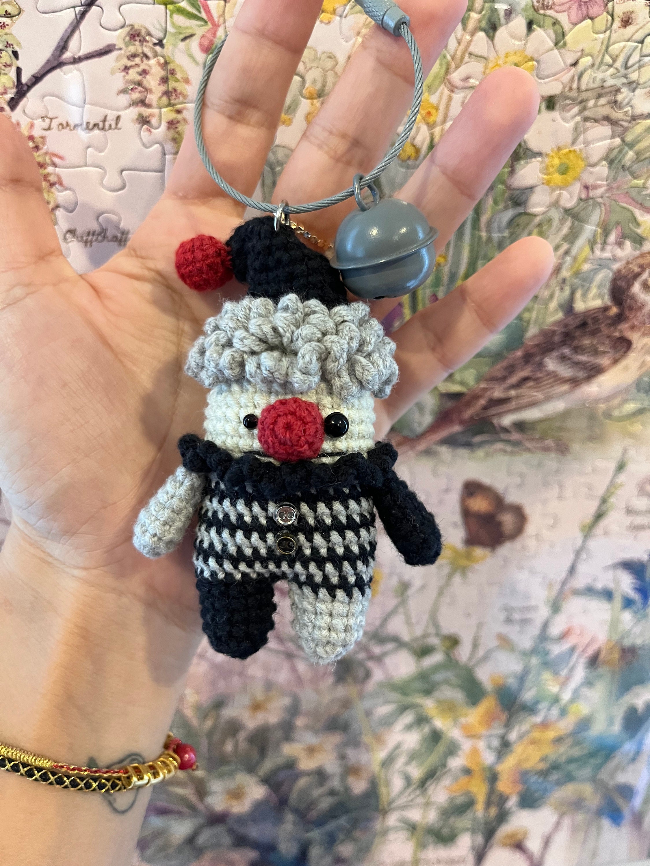 Clown Keychain, Crochet Amigurumi, Keychain,handmade, Gifts - Etsy
