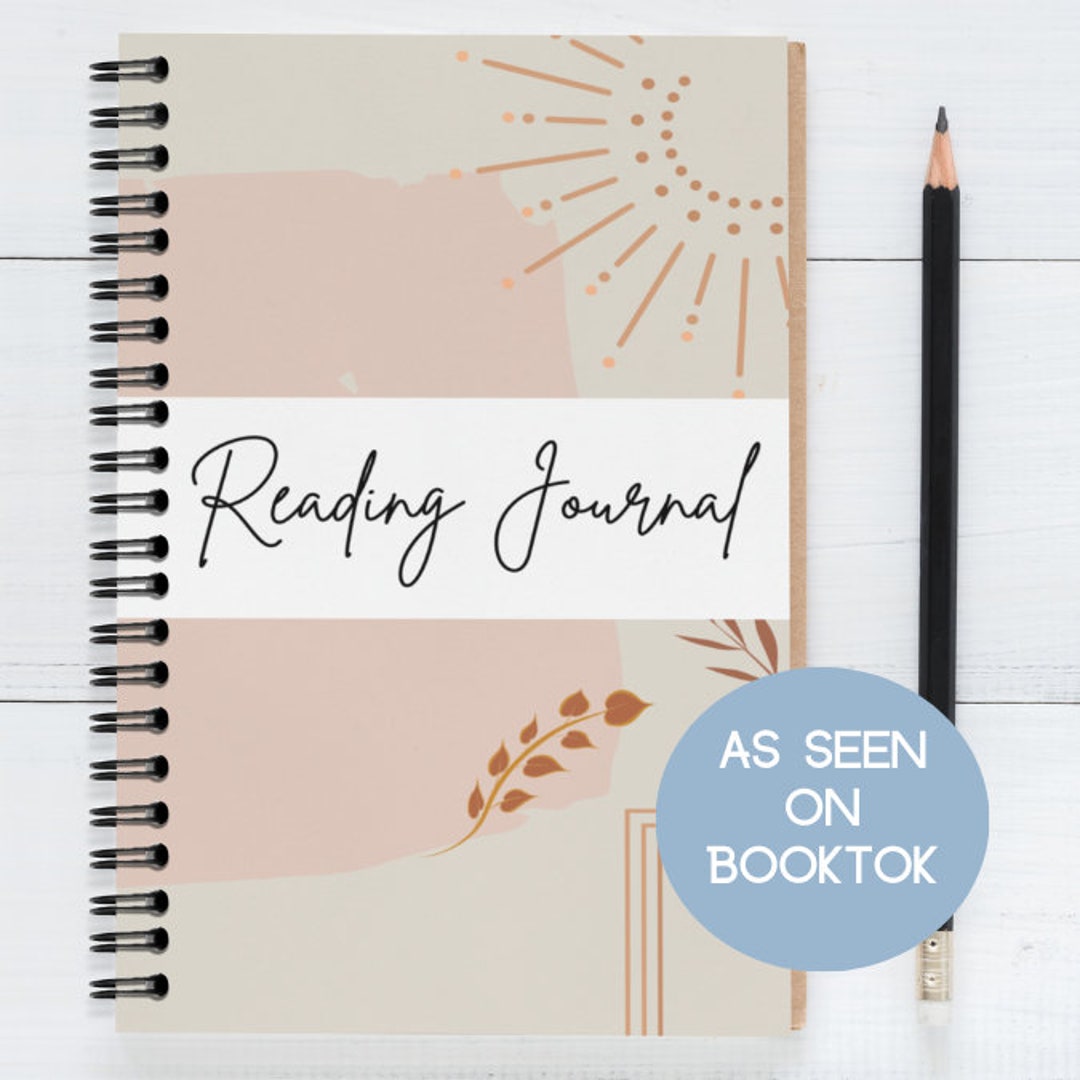 Coil Bound Reading Journal: Book Review & Tracker - Etsy
