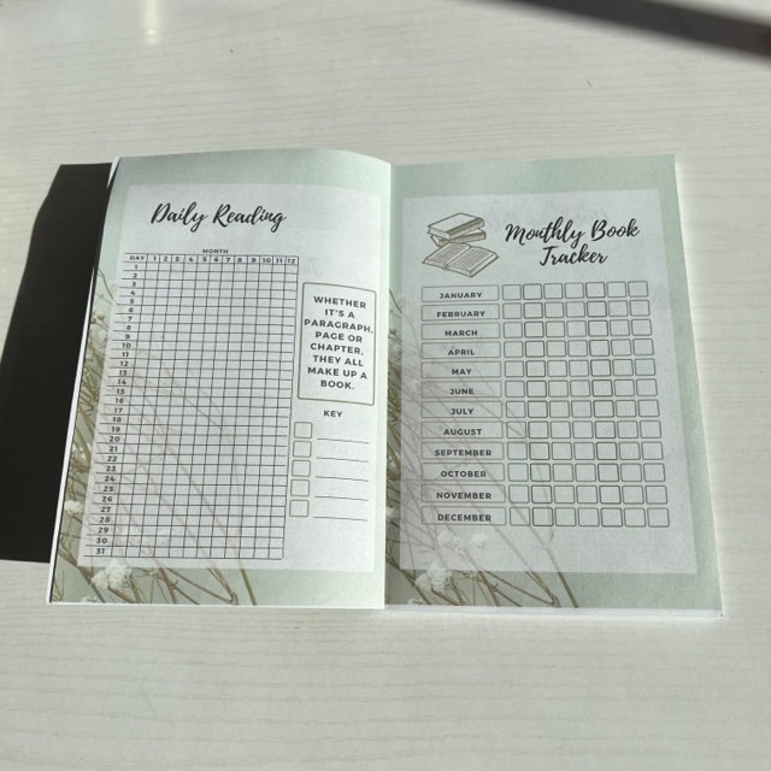 Reading Journal Book Review Booktok Journal Reading - Etsy
