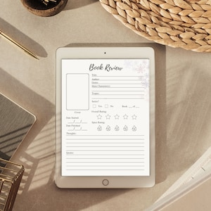 Digital Reading Journal, Reading Digital Planner, Digital Reading ...