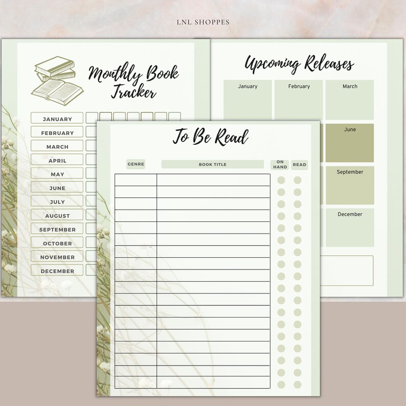 Digital Reading Journal Reading Digital Planner Digital - Etsy