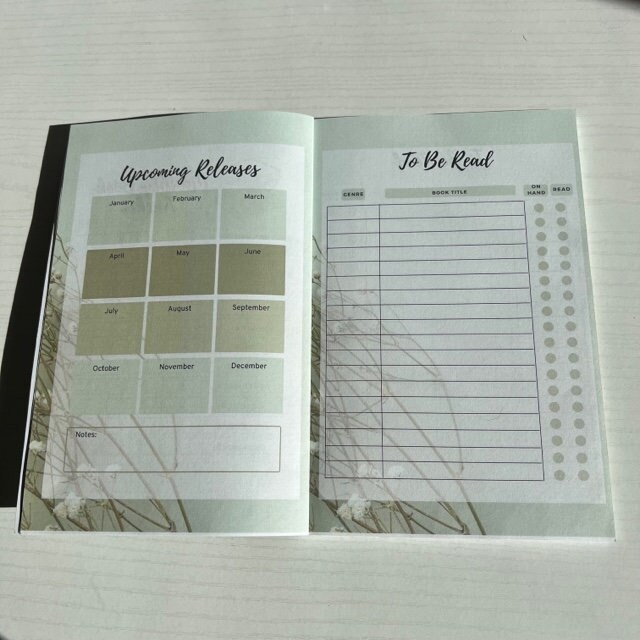 Reading Journal Book Review Booktok Journal Reading - Etsy