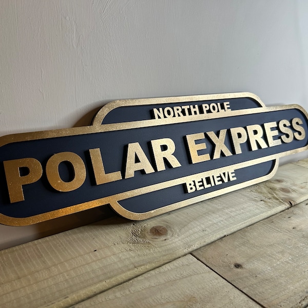 Polar Express Sign - Etsy