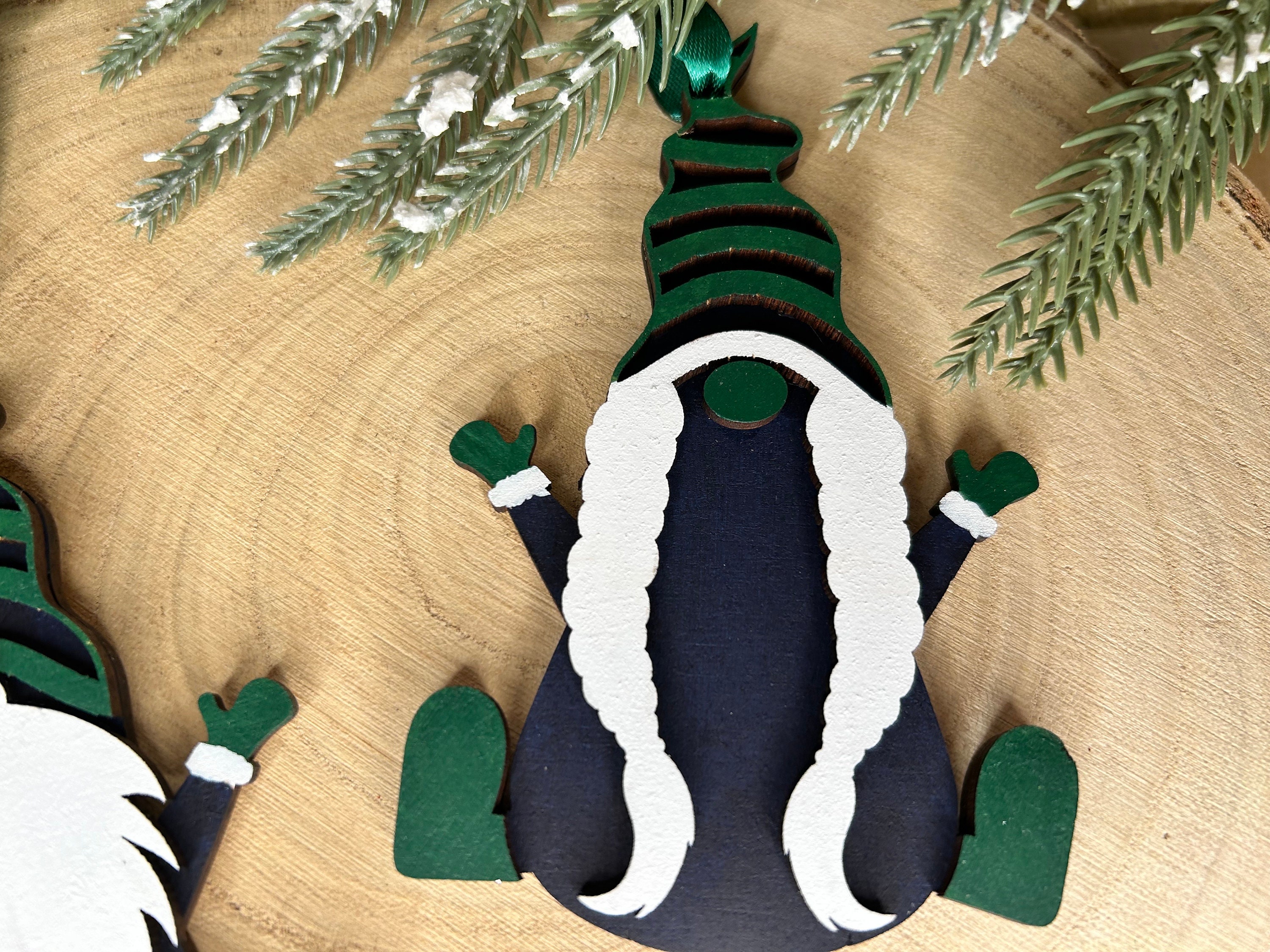 Gonk Christmas Tree Decorations Emerald Green Christmas Tree - Etsy