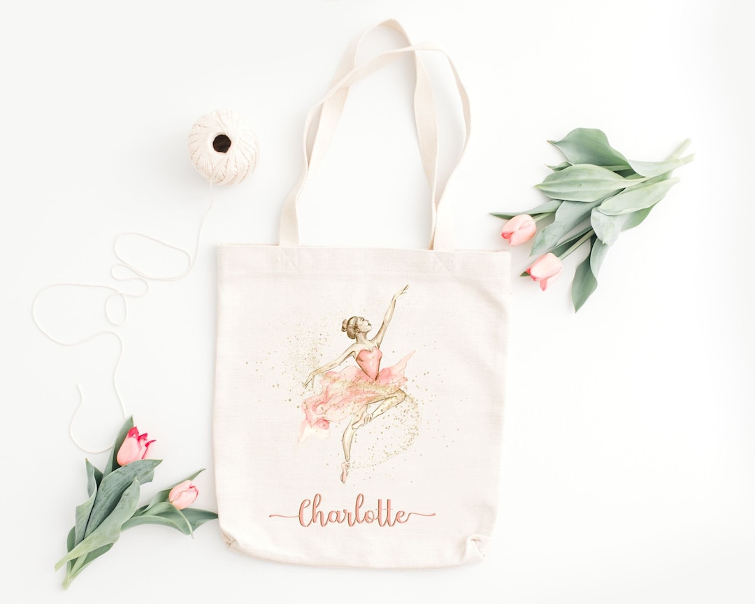 Personalized Ballerina Bag Ballerina Gifts Ballerina Tote - Etsy
