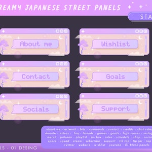 ANIMATED Twitch Stream Package / Dreamy Japanese Street Theme ...