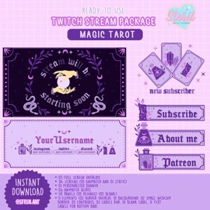 Stargate: Steampunk, Starry Themed Stream Graphics for Twitch Streams ...