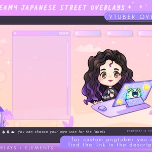 ANIMATED Twitch Stream Package / Dreamy Japanese Street Theme ...